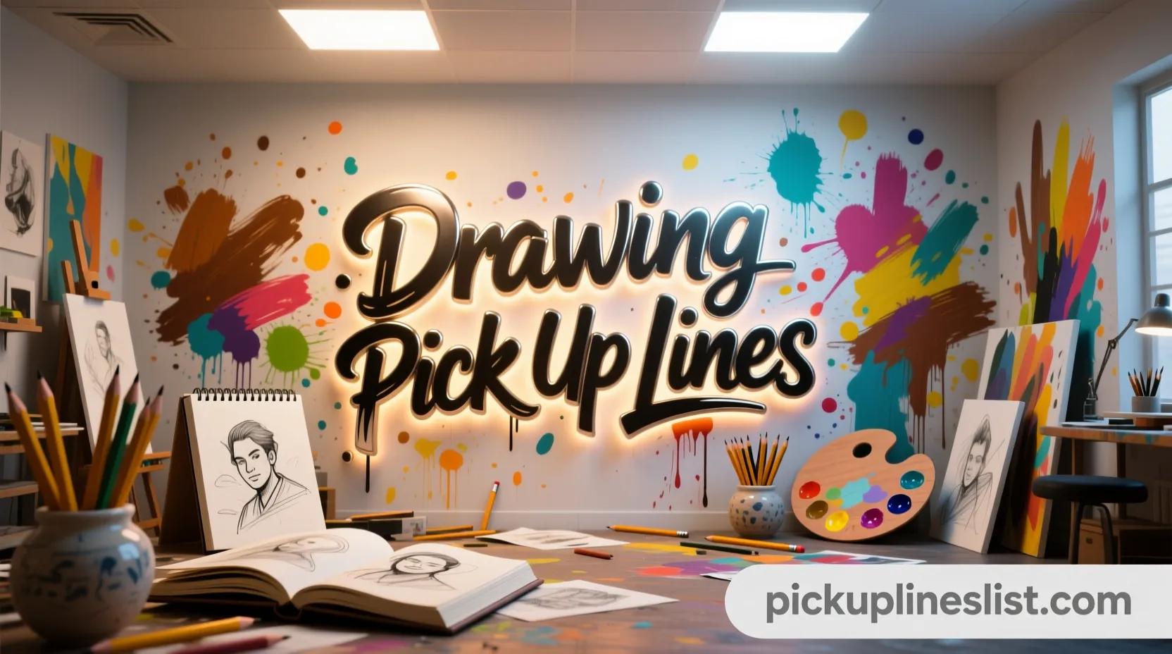 🎨431+ Cute Drawing Pick Up Lines for Artists