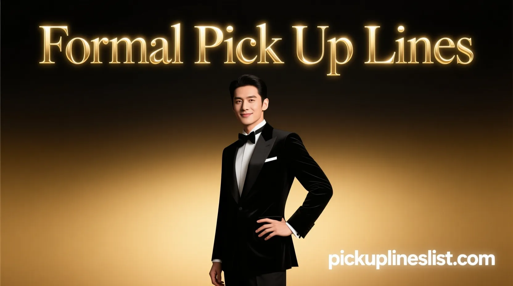 🤵 50+ Formal Pick Up Lines With Class