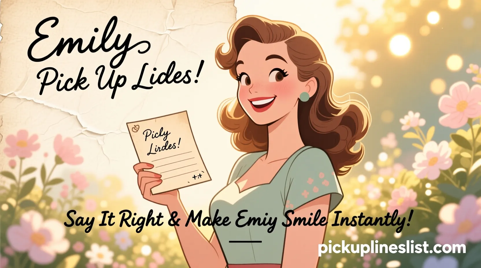 231+Cute Emily Pick Up Lines to Make Her Smile for 2026