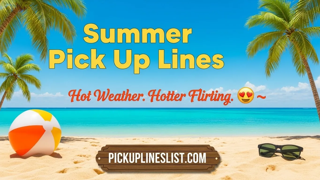 139+Summer Pick up Lines Hot Weather Hotter Flirting for 2026