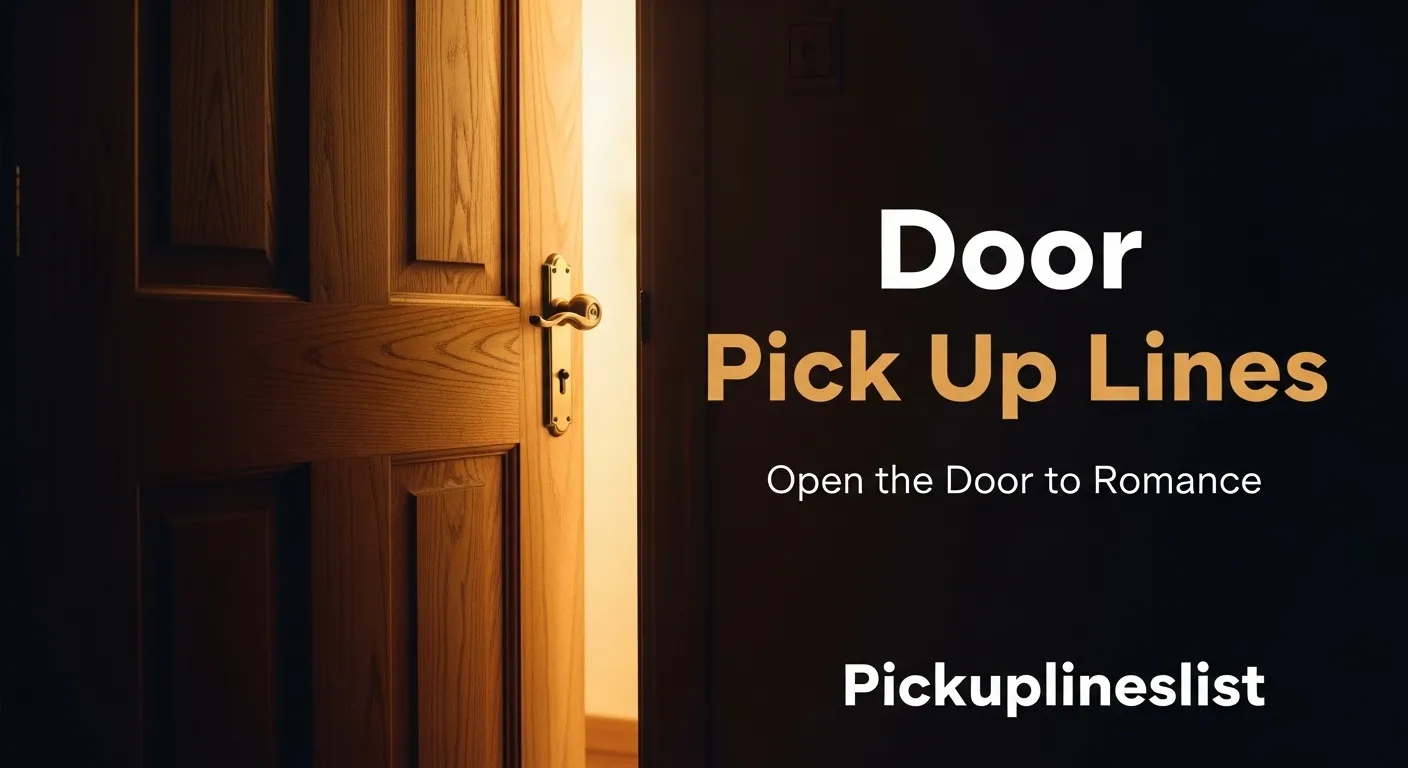 551+ Door Pick Up Lines That Open Hearts Fast in 2026
