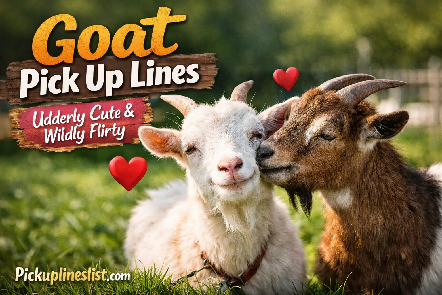 721+ Goat Pick Up Lines That Are Pure Comedy in 2026