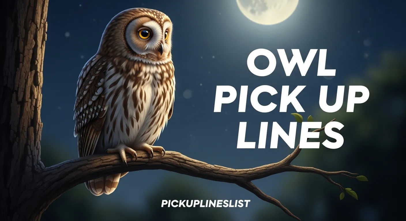 431+ Owl Pick Up Lines That Are Cute & Hoot Worthy (2026)