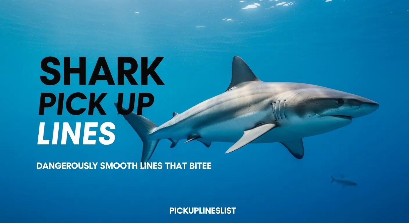 337+ Shark Pick Up Lines for Ocean Level Flirting in 2026