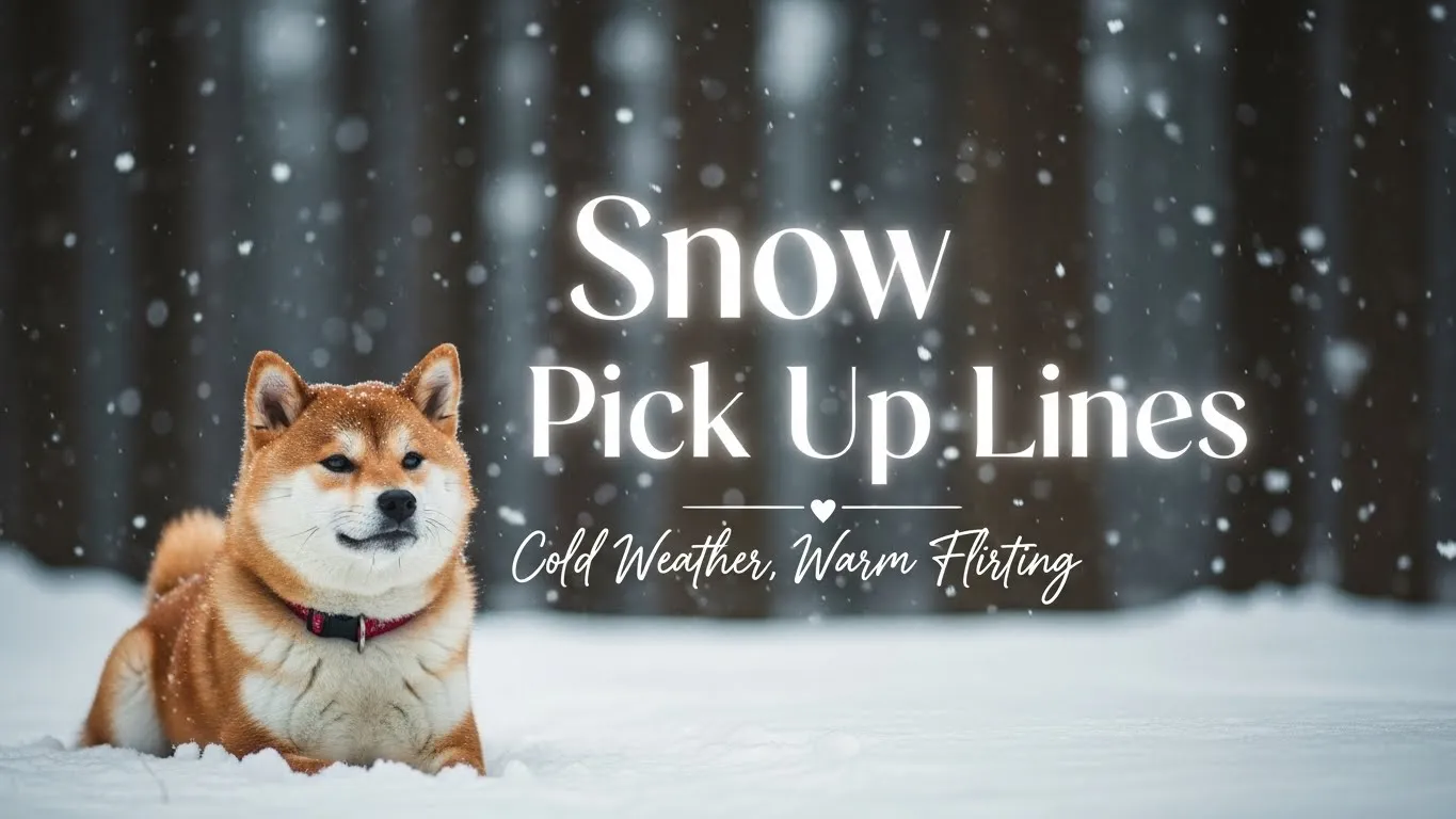 311+ Snow Pick up Lines Cold Weather, Warm Flirting for 2026