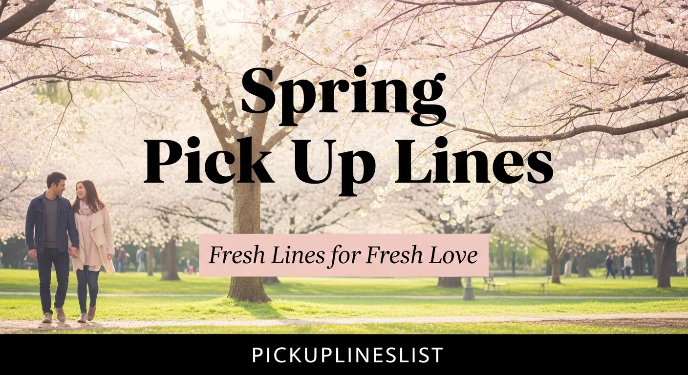 435+ Spring Pick Up Lines for Cute Seasonal Rizz (2026)